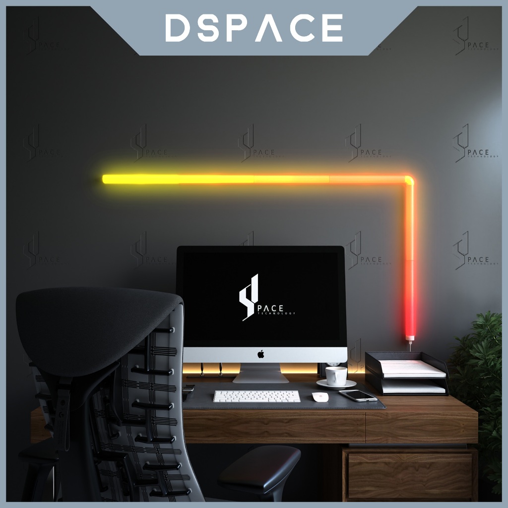 DSPACE RGBIC Modular Bar Starter Kit LED Gaming Light Wall Light Lampu ...