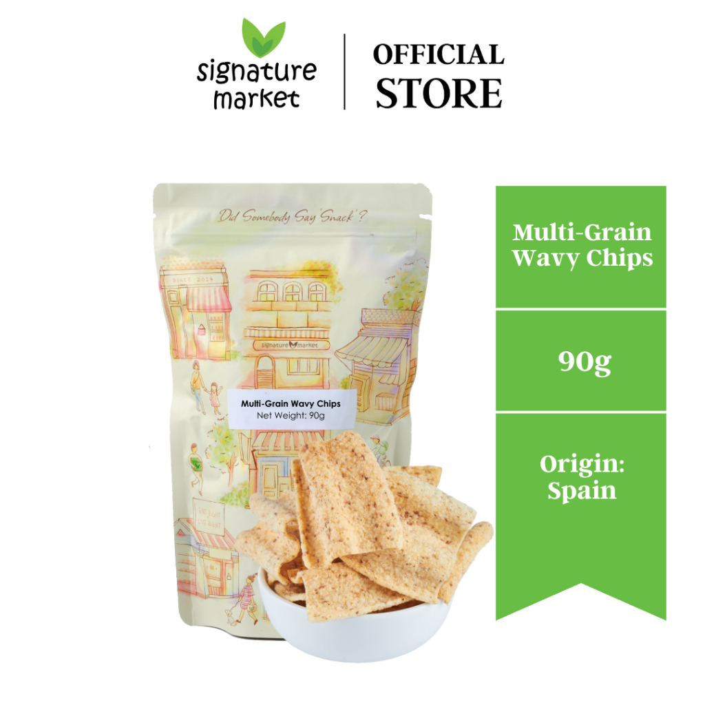 Signature Market Multi-Grain Wavy Chips (90g) | Shopee Malaysia