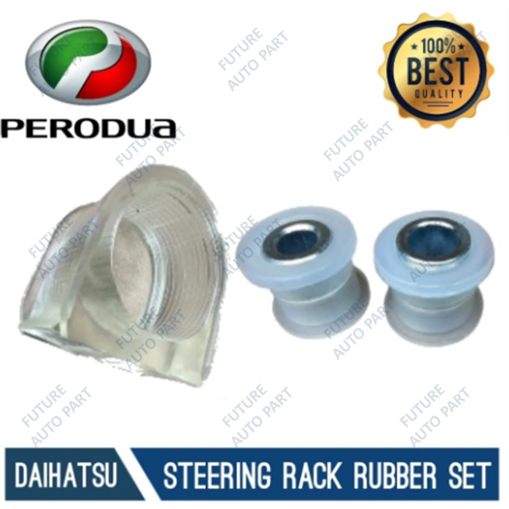 SILICONE STEERING RACK BUSH SET FOR PERODUA ALZA MYVI VIVA [FUTURE ...