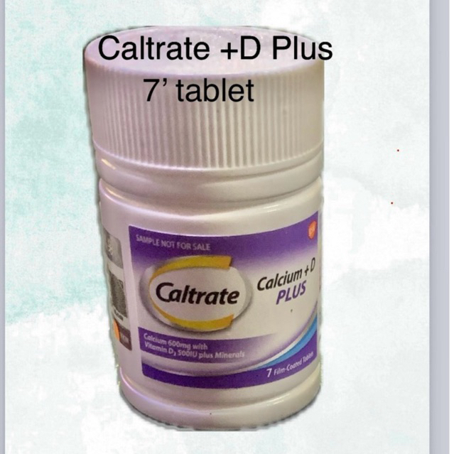 Caltrate Calcium+D PLUS 7' tab/bottle expire 09/2025 | Shopee Malaysia