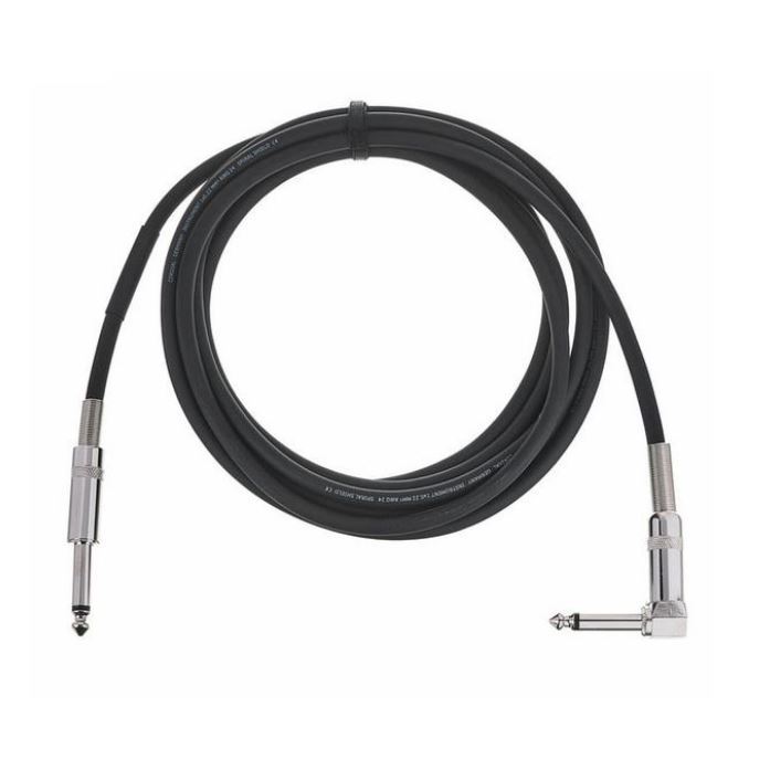 Audio Cable Professional 6.35mm Plug Straight To Right Angle Instrument ...