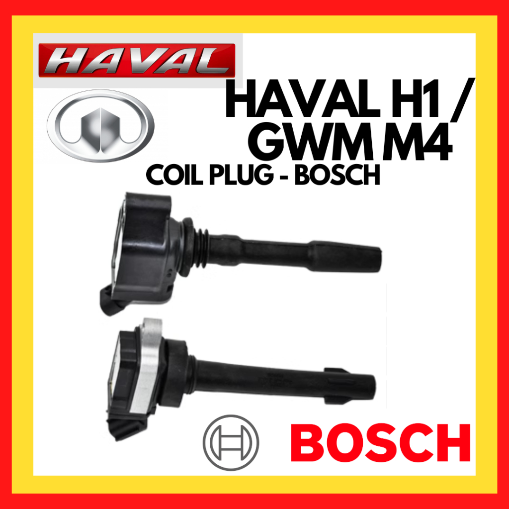 GREAT WALL GWM M4 / HAVAL H1 - COIL PLUG // BOSCH | Shopee Malaysia