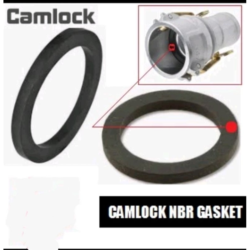 CAMLOCK COUPLING GASKET / RUBBER, ISO STANDARD / OIL RESISTANT | Shopee ...
