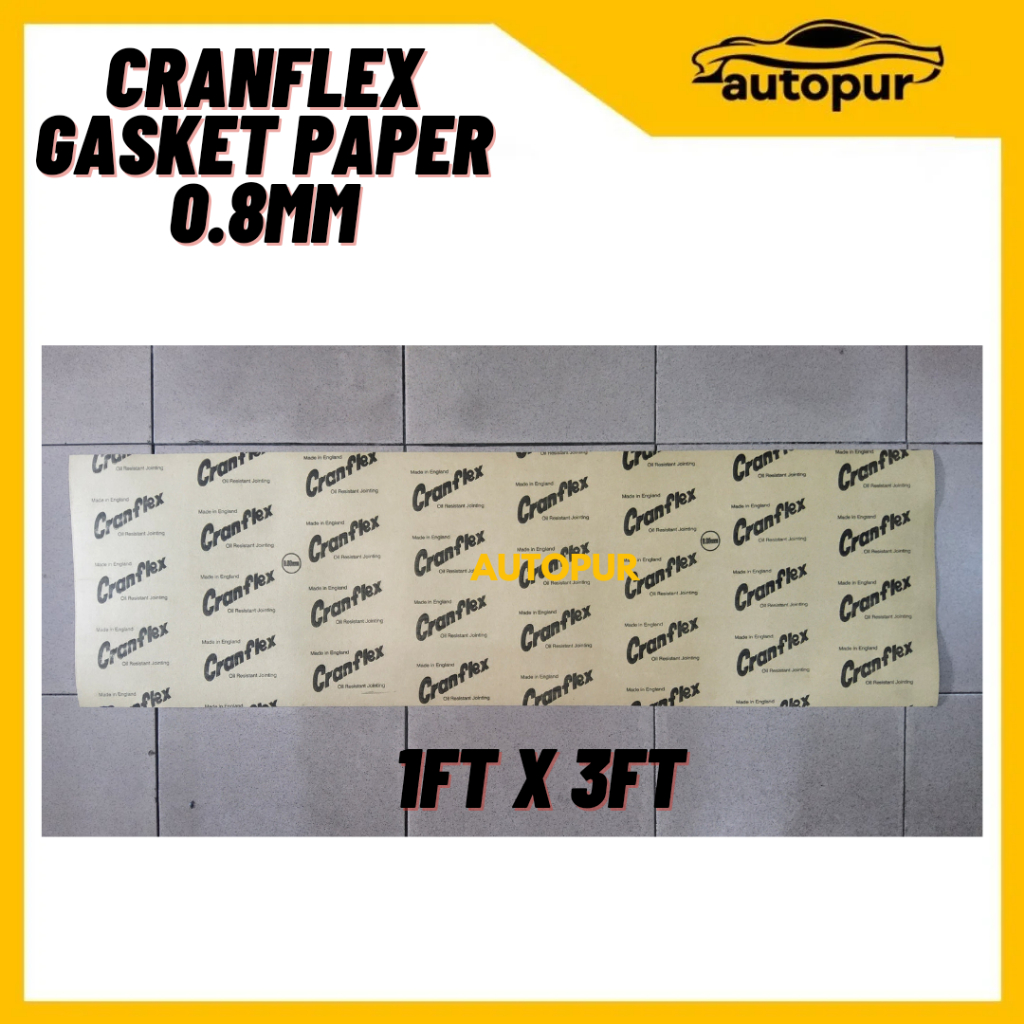 CRANFLEX GASKET PAPER 0.8MM OIL RESISTANT JOINTING | Shopee Malaysia