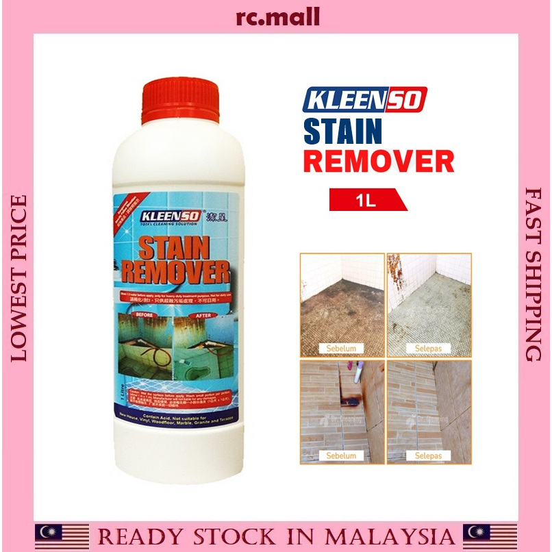 KLEENSO Concentrated Stain Remover (1 Litre) | Pencuci Lantai Hilang ...