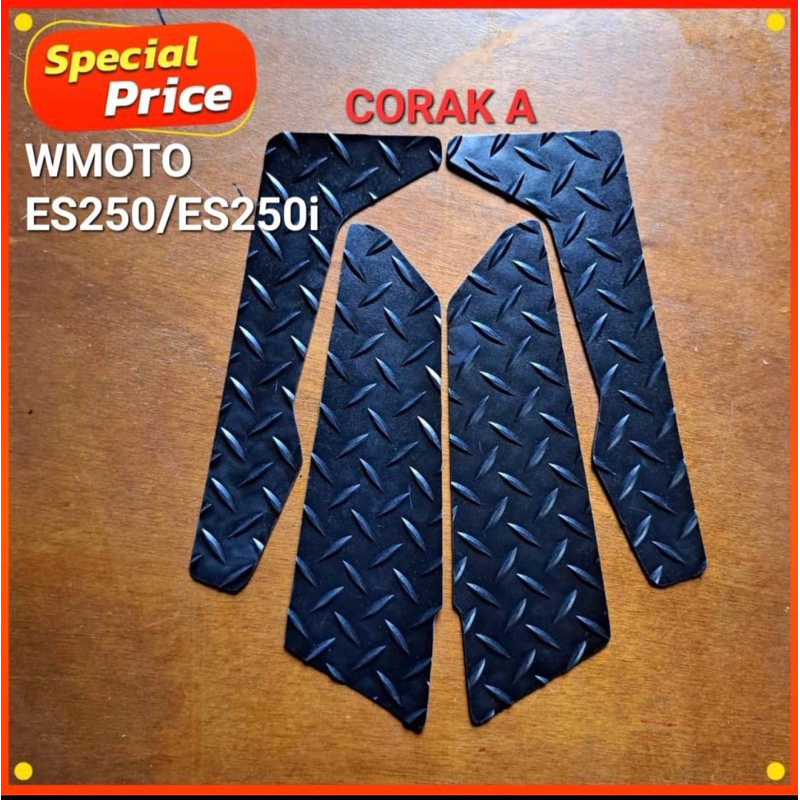 WMOTO ES250/ES250i KARPET@GETAH@RUBBER FOOTREST(3 Pilihan Corak A,B&C ...