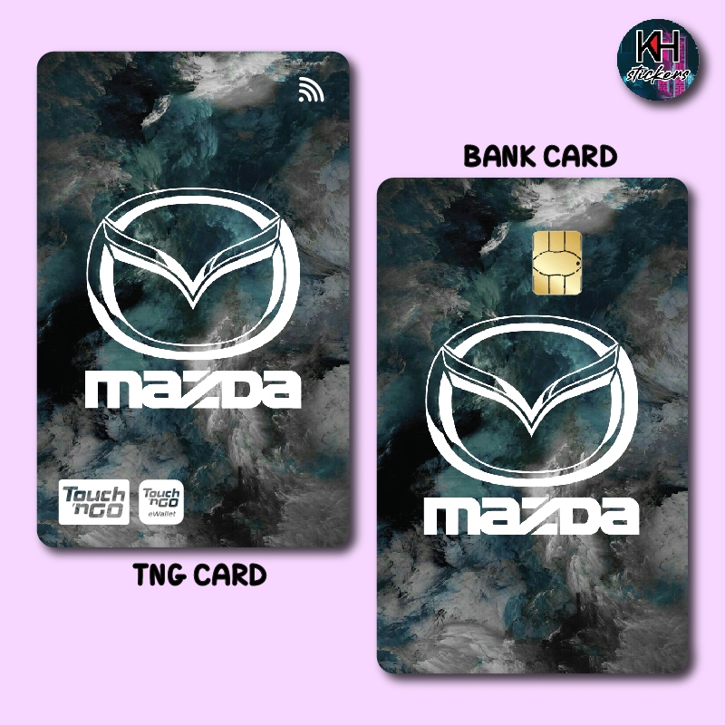 MAZDA - TOUCH N GO CARD / ATM CARD STICKER COVER, TNG CARD, BANK CARD ...