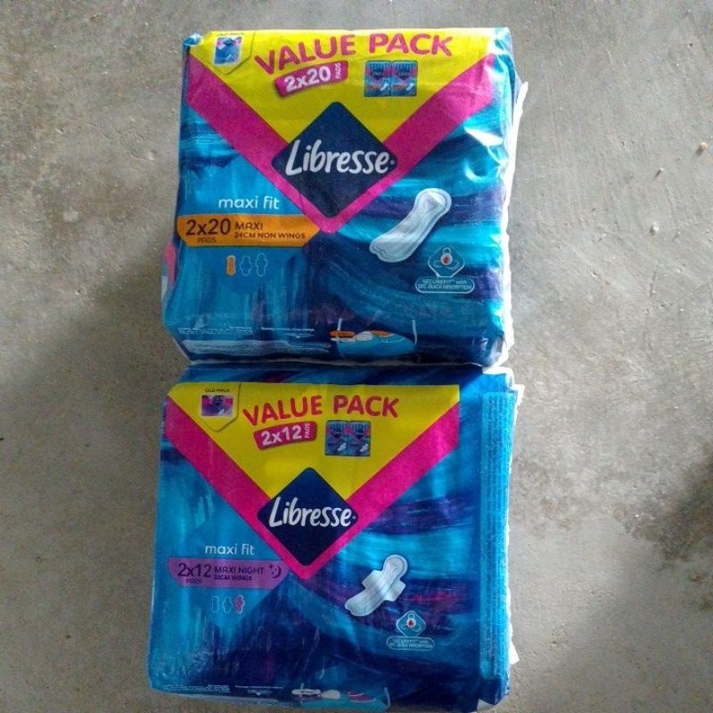 libresse value pack maxi (non wing 24cm/night 32cm) | Shopee Malaysia