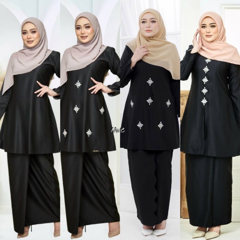 BAJU KURUNG BLACK I HITAM COLLECTION SIZE S TO 5XL | Shopee Malaysia