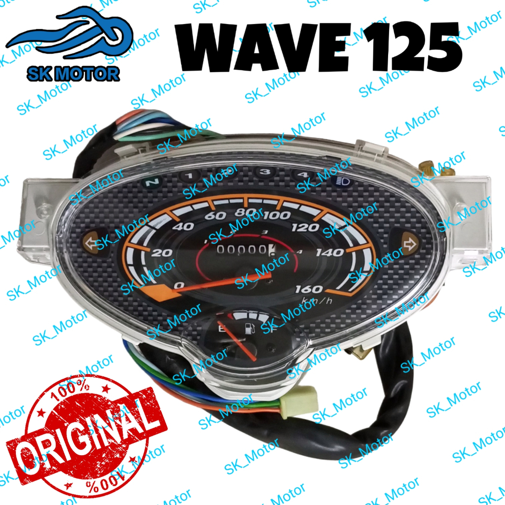 Honda WAVE125 WAVE 125 (STARTER) Original Meter Speedometer 37200-KTM ...