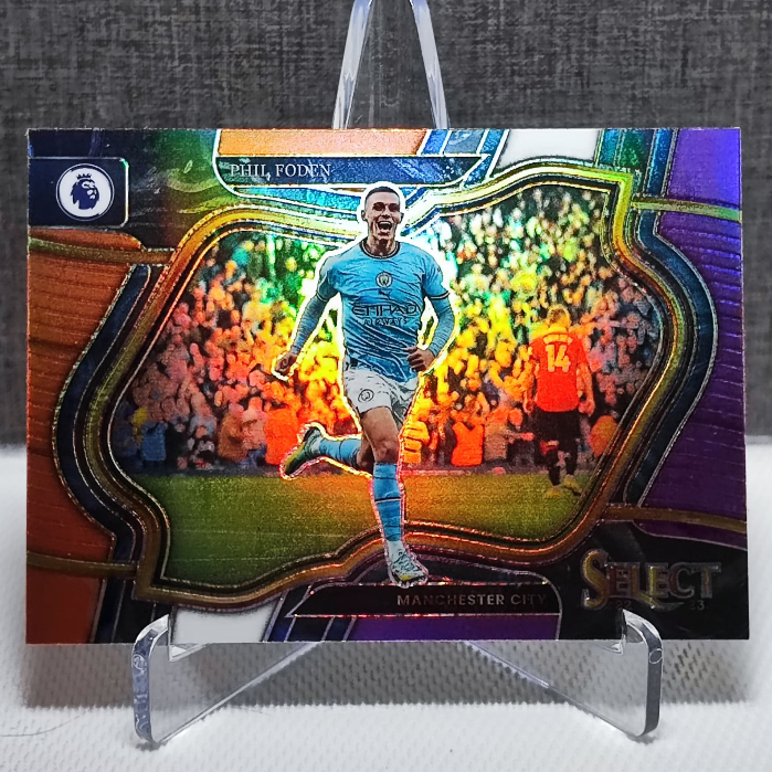 Phil Foden Field Level Panini Select Multi Colour Man City Insert Card ...