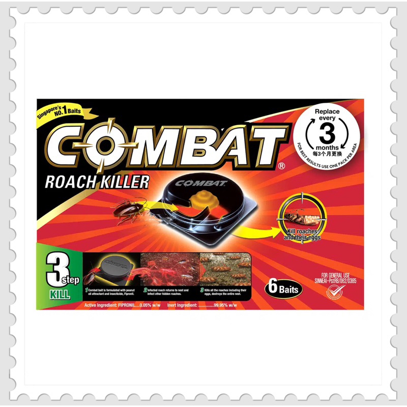Combat Roach Killer Bait Stations, 6s | Shopee Malaysia