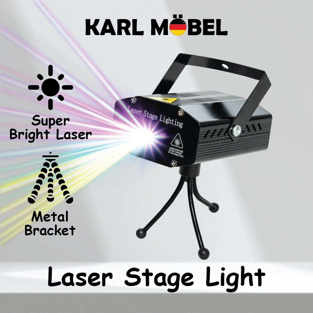 Laser Stage Lights Party Projector Light Sound Activated Strobe Light ...