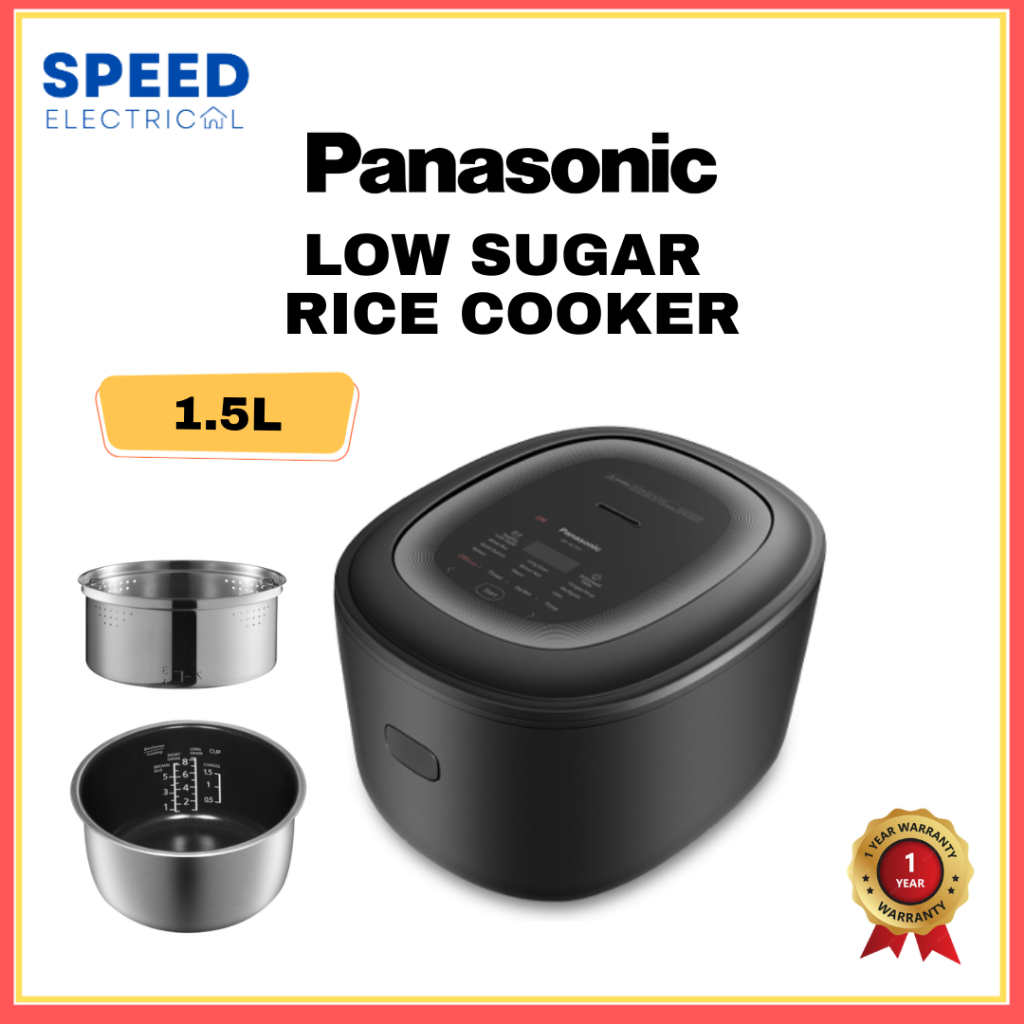 PANASONIC LOW SUGAR RICE COOKER 1.5L SR-HL151KSK INDUCTION HEATING 低糖饭锅 ...