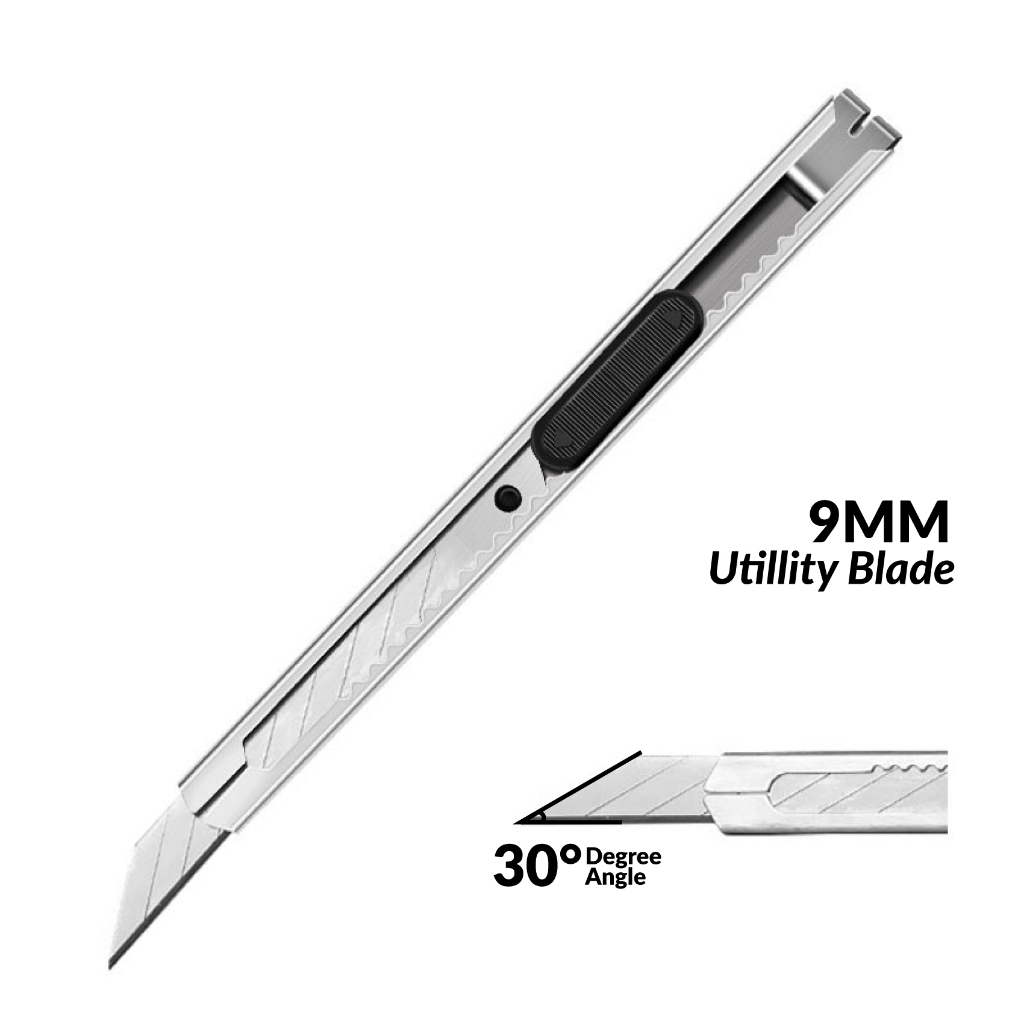 Metal stainless steel knife Stainless Steel 30/50 Degree Cutter Snap ...