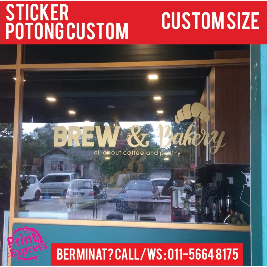 STICKER POTONG CUSTOM l High Quality Sticker , Cutting Sticker ...