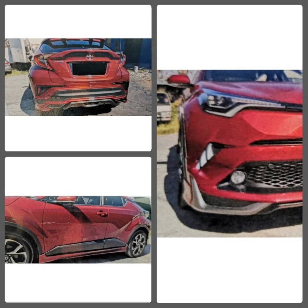 Toyota CHR 2017 Modelista Impulse Skirting Body Kit ABS Ready Stock ...