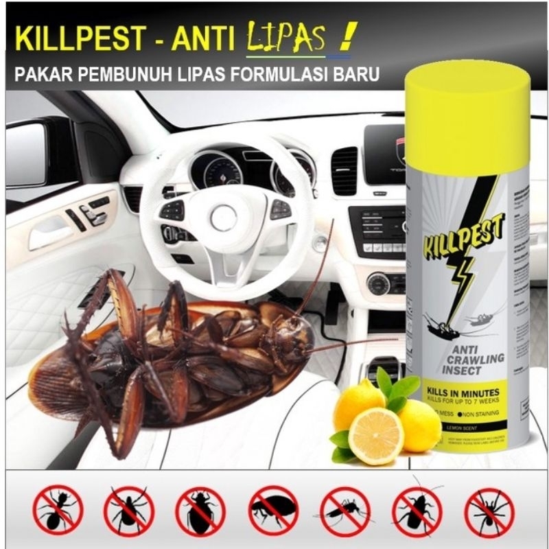 READY STOCK ! PEST CONTROL KILL IT LIPAS SEMUT KERETA SPRAY LIPAS ...