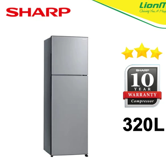 Sharp Refrigerator (320L) SJ325MSS | Shopee Malaysia