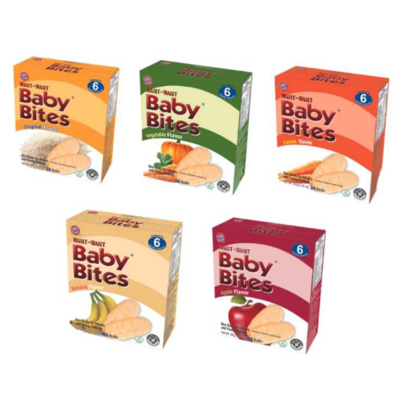 Baby Bites All Flavor Apple / Banana / Carrot / Original / Vegetable ...