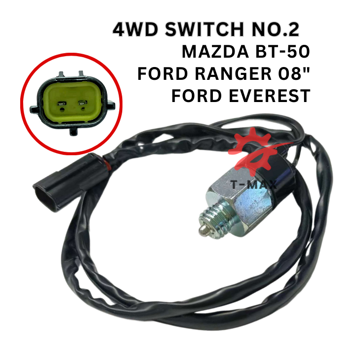 4WD SWITCH NO.2 FORD RANGER 2008" YR, EVEREST, MAZDA BT-50 2PIN M508-17 ...