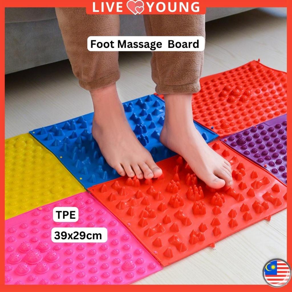 Foot Massager Foot Massage Pad Reflexology Mat Board Toe Plantar ...