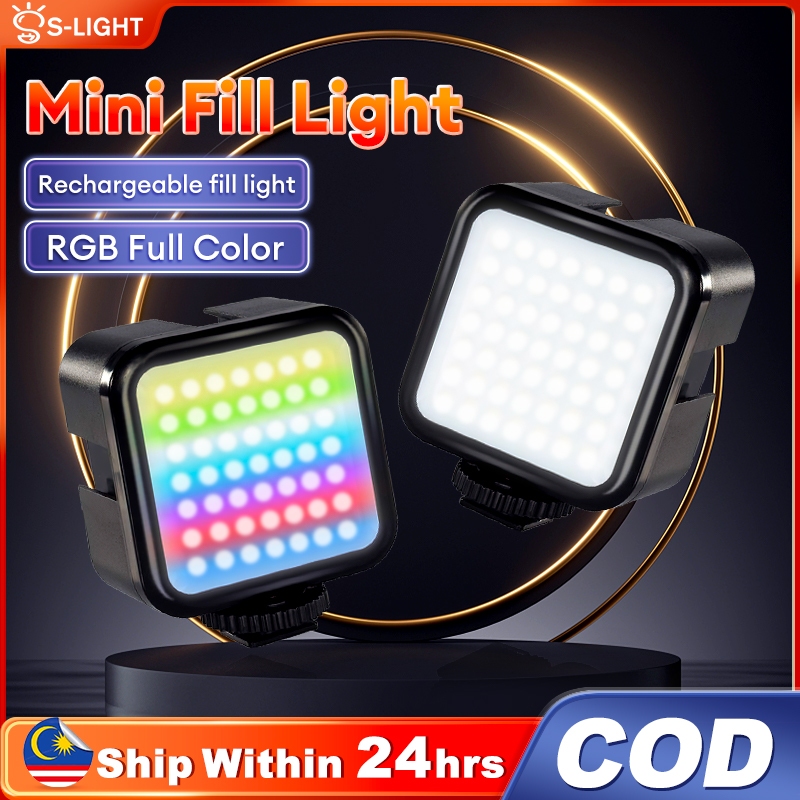 Video LED Light Portable Pocket Photographic Lighting selfie light Fill ...
