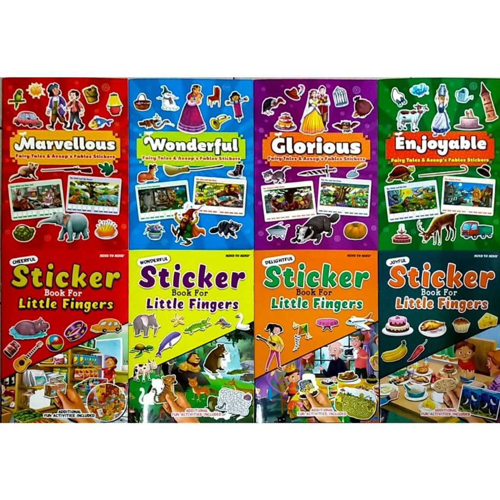 (MIND TO MIND)STICKER BOOK FOR LITTLE FINGERS & FAIRY TALES & AESOP'S ...