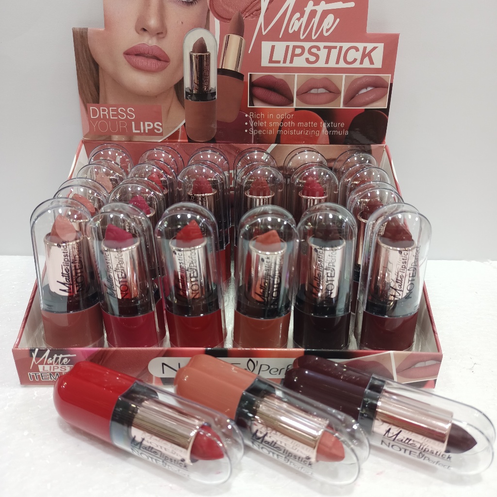 NOTE PERFECT MATTE LIPSTICK NO:760 (24PCS) | Shopee Malaysia