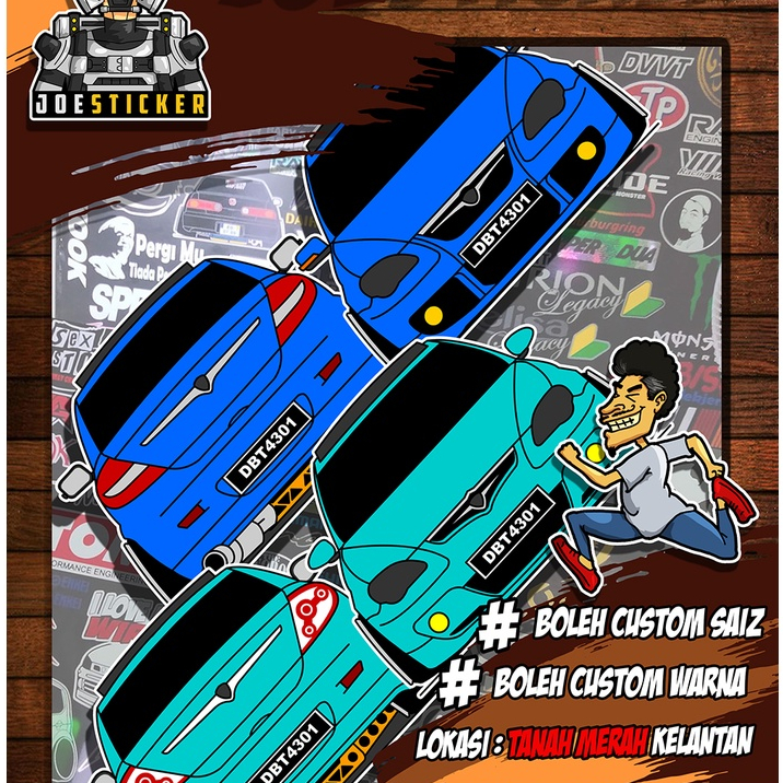 STICKER PROTON PERSONA. BOLEH LETAK NO PLAT & ADA PELBAGAI PILIHAN ...
