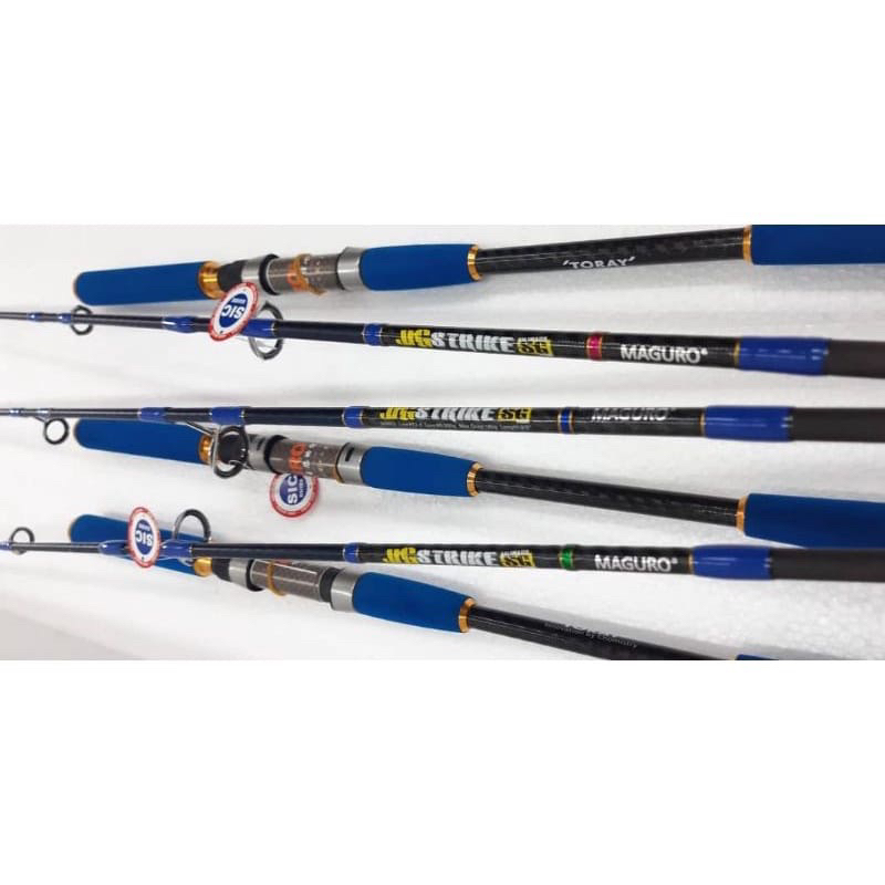 MAGURO JIG STRIKE SG Saltwater Jigging Bottom Butt Joint Rod Fuji SIC ...