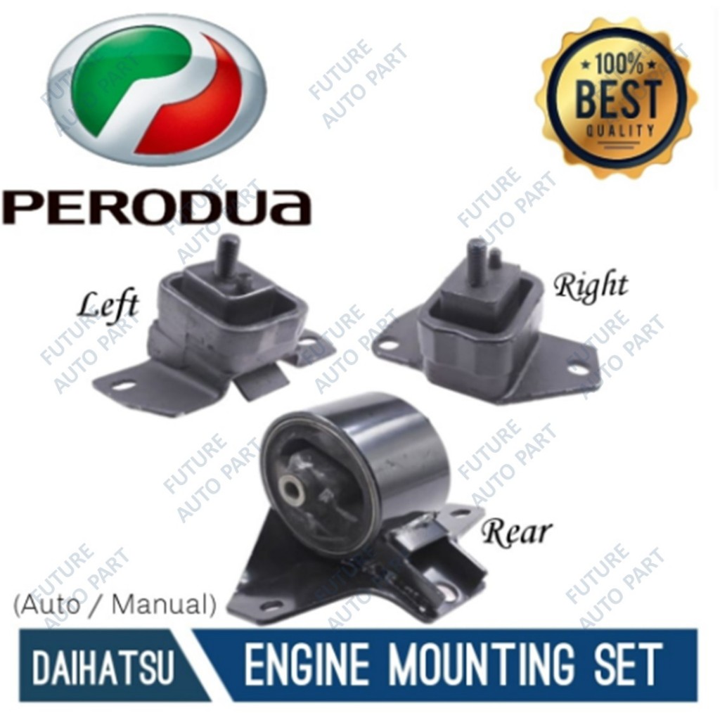 ENGINE MOUNTING AUTO/MANUAL SET FOR PERODUA KEMBARA DVVT 2003-2008 ...