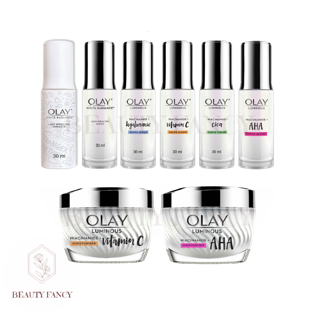 Olay Luminious Super Serum/Moisturizer White Radiance Light Perfecting ...