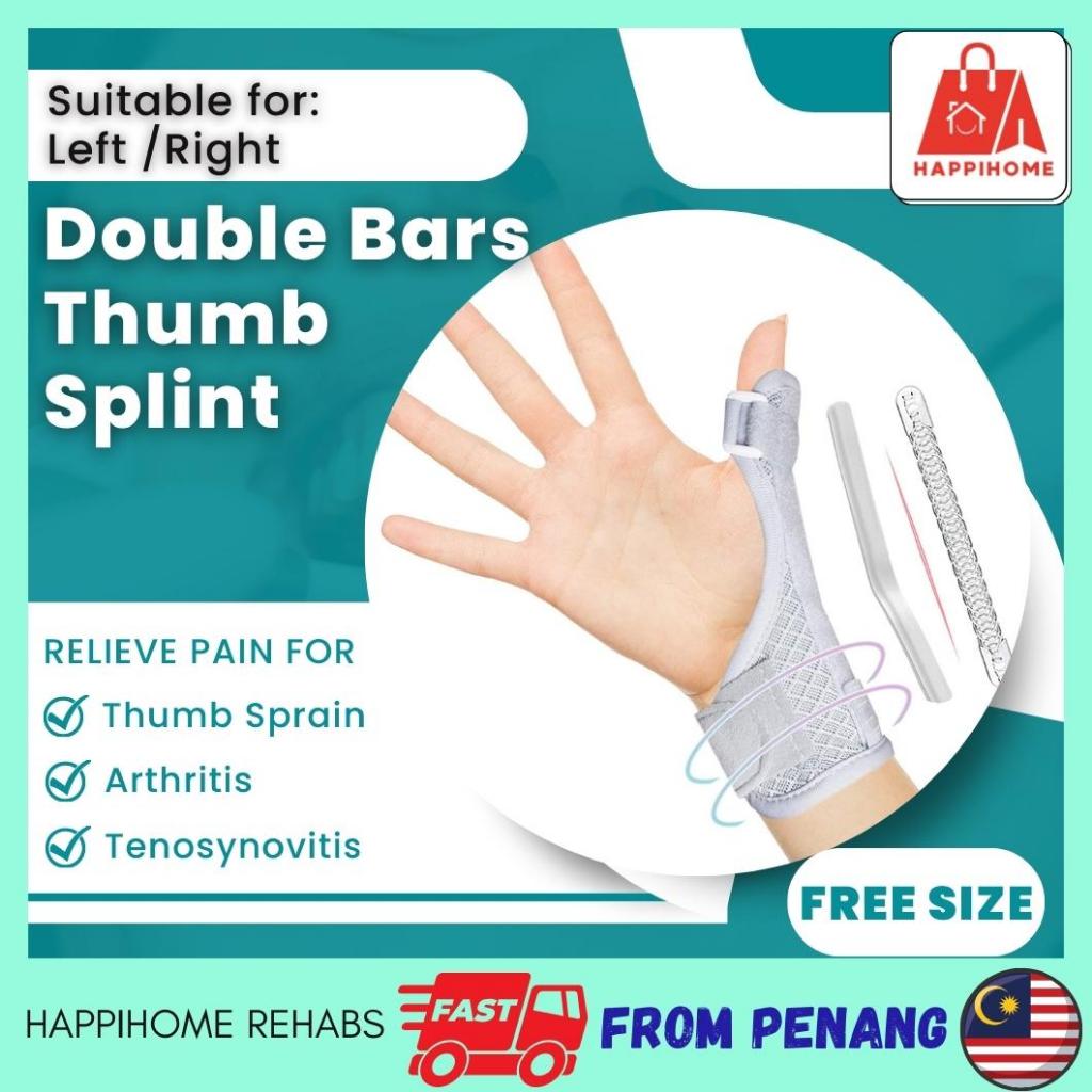 Thumb Support 1pcs Adjustable Thumb Spica Double Splint Support Brace ...