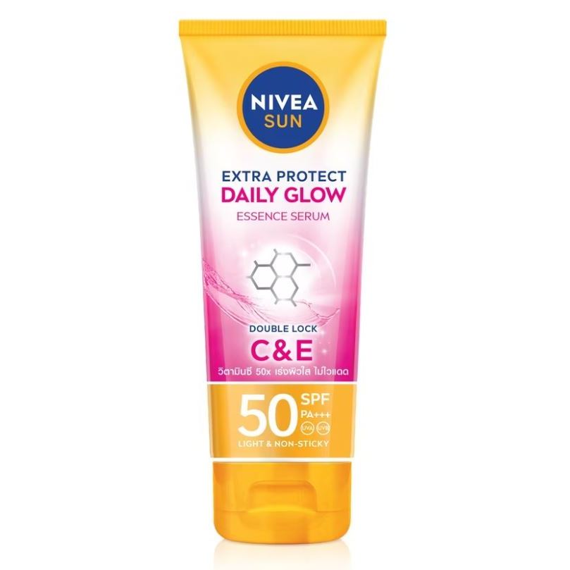 NIVEA Sun Extra Protect Daily Glow Sunscreen SPF50 70ml Broad Spectrum ...