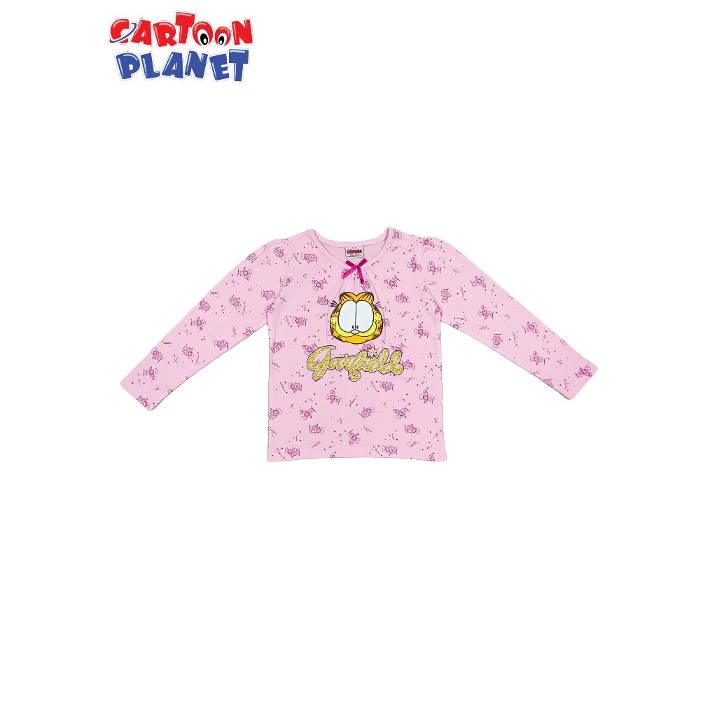 Cartoon Planet Garfield Children Girl Long Sleeve Pyjamas FTG232 ...