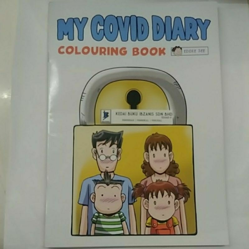 MY COVID DIARY (colouring book) | Shopee Malaysia