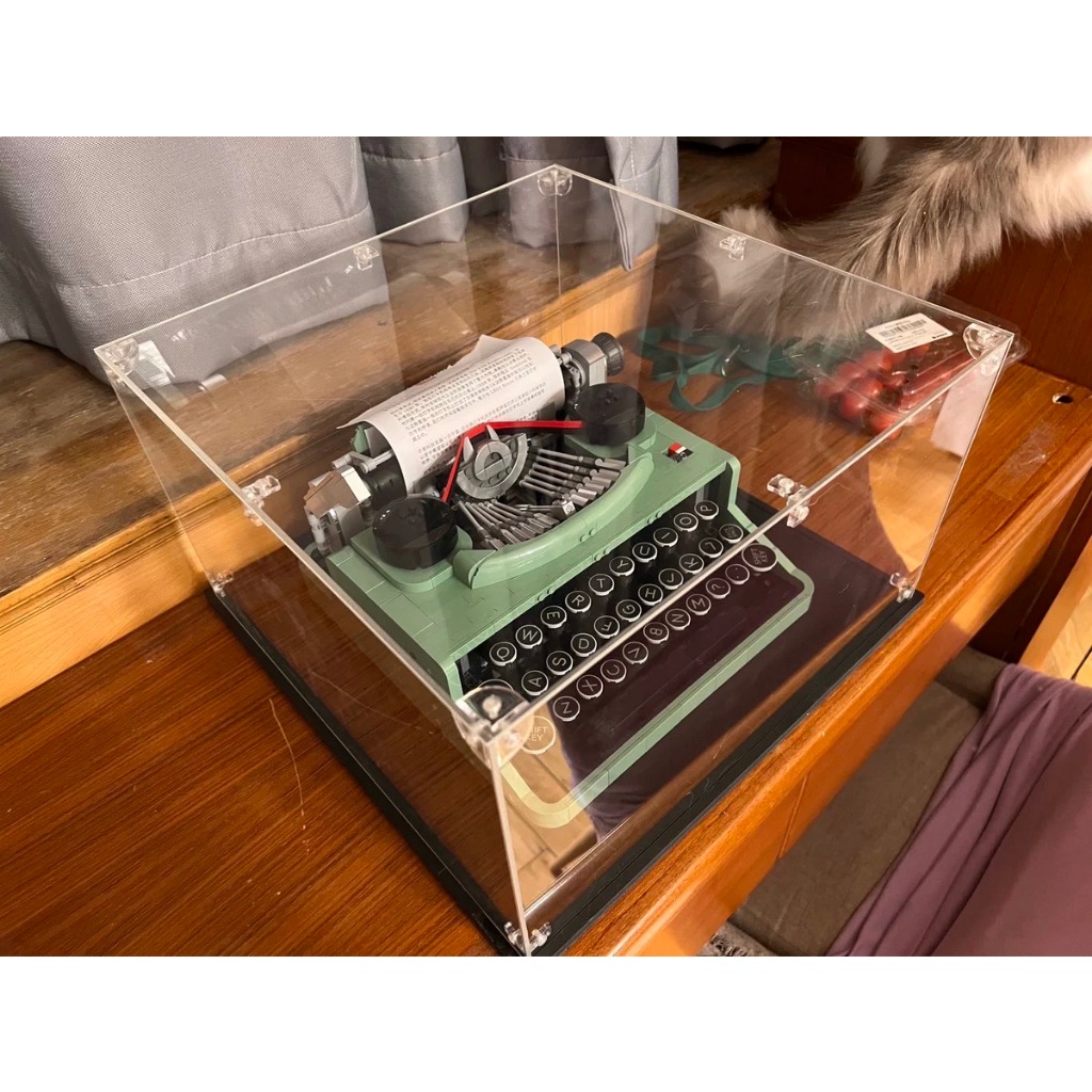 Acrylic Display Case Box 21327 Typewriter Typing Machine (Only display ...