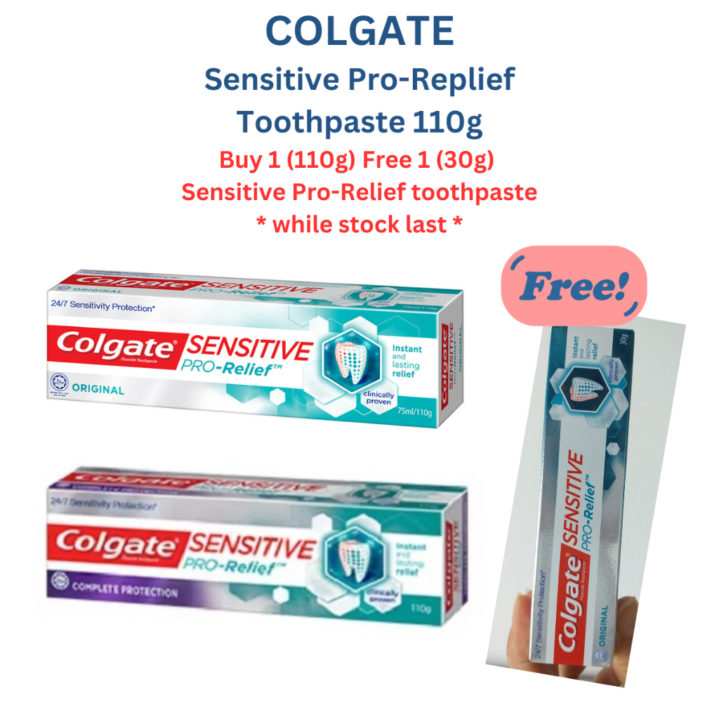 COLGATE Sensitive Pro-Relief Toothpaste Complete Protection 110g 全方位保护 ...