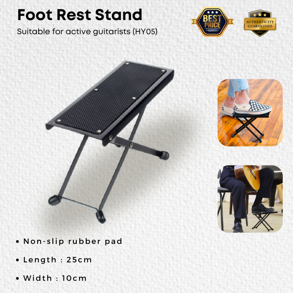Foot Rest Stand for Guitarists (HY05) | Shopee Malaysia