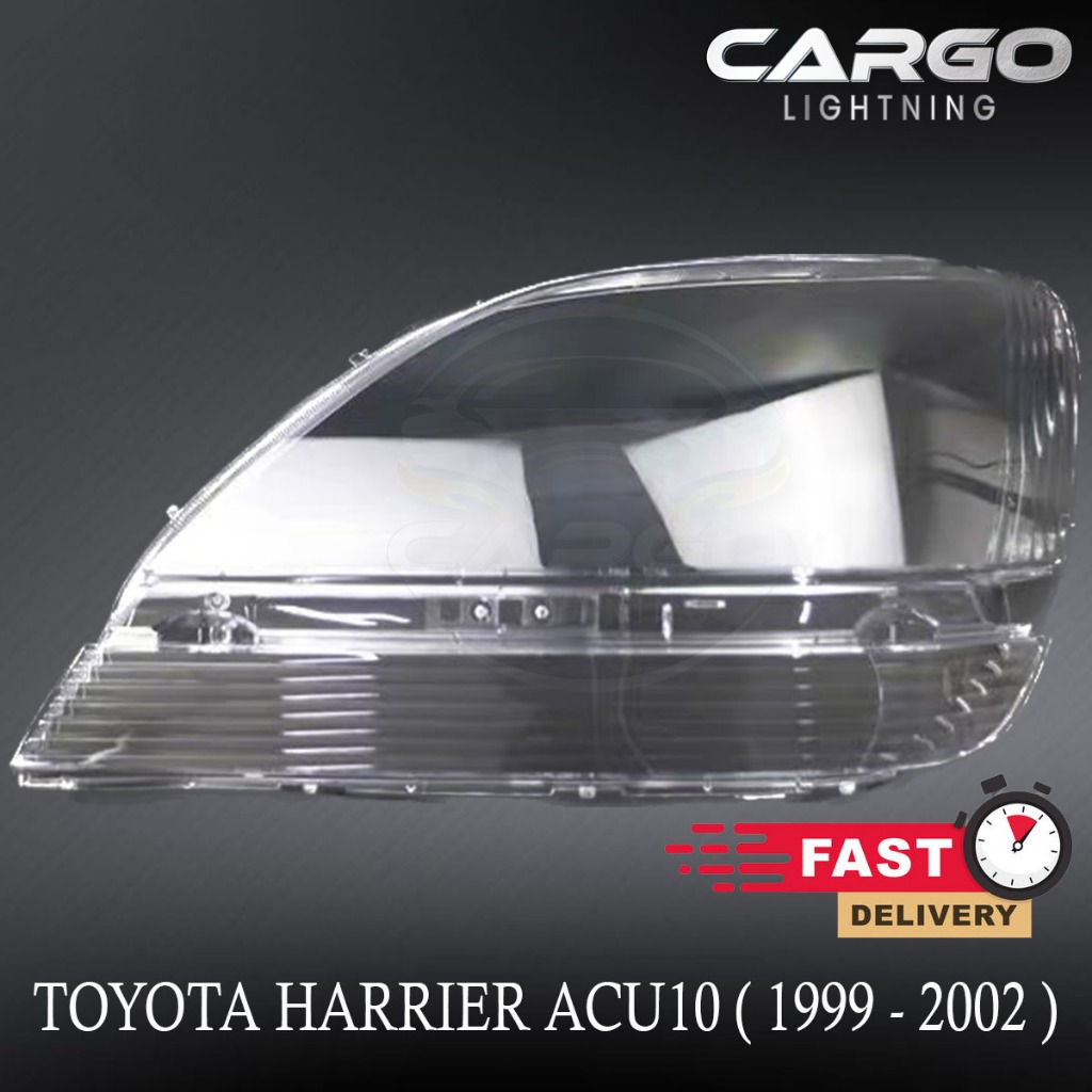 TOYOTA HARRIER 99 00 01 02 ACU10/SXU10 HEADLAMP COVER / HEADLIGHT COVER ...