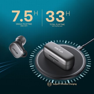 EarFun Free Pro 3 Hybrid Noise Cancelling True Wireless Bluetooth ...