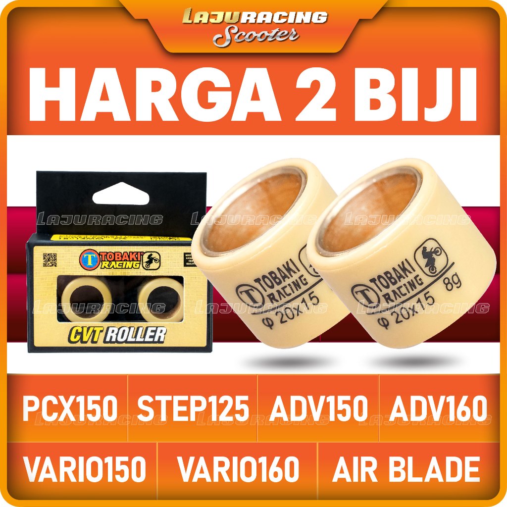 TOBAKI Super CVT Roller VARIO150 PCX150 ADV150 160 STEP125 AIRBLADE 8G 9G 10G 11G 12G 13G 14G ...