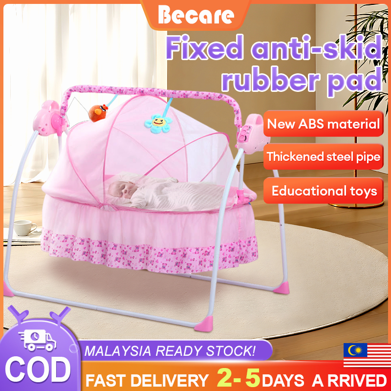 COD Electric baby cradle multi-function automatic swing remote control ...
