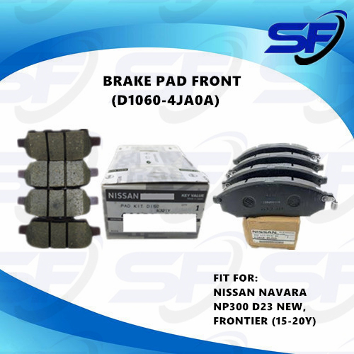 💯NISSAN NAVARA NP300 D23 NEW,FRONTIER FRONT BRAKE PAD (15-20Y)(D1060 ...