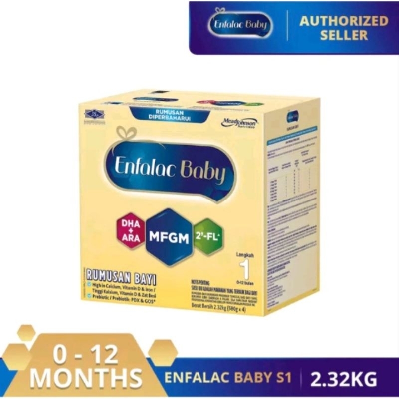 🔥RM280🔥Enfalac Baby Step1 - 2.32kg (580g x 4) Exp 06/2025 | Shopee Malaysia