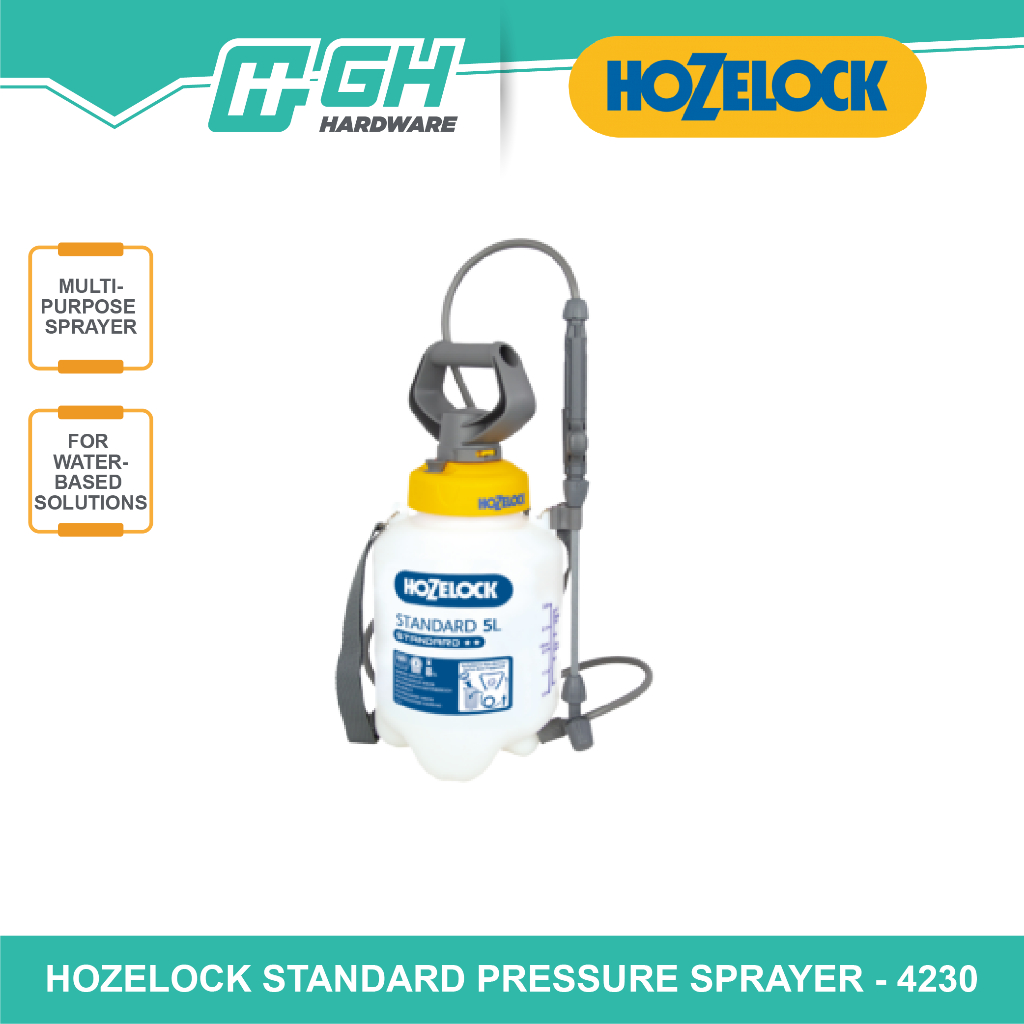 [ GH HARDWARE ] HOZELOCK Standard Pressure Sprayer - 3 / 5 / 8 Litres ...