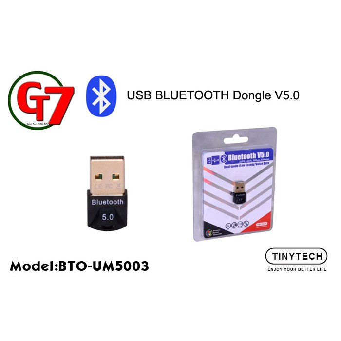 USB Bluetooth 5.0 NANO Dongle Wireless Adapter Transmitter (BTO-UM5003 ...