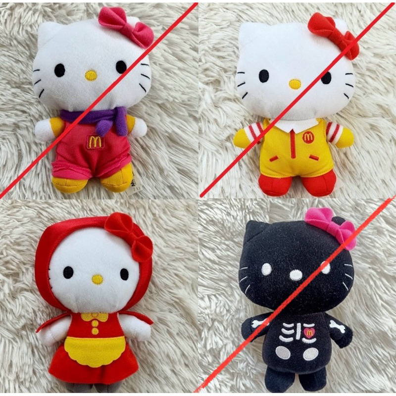 McDonalds x Hello Kitty plush toys original McD | Shopee Malaysia