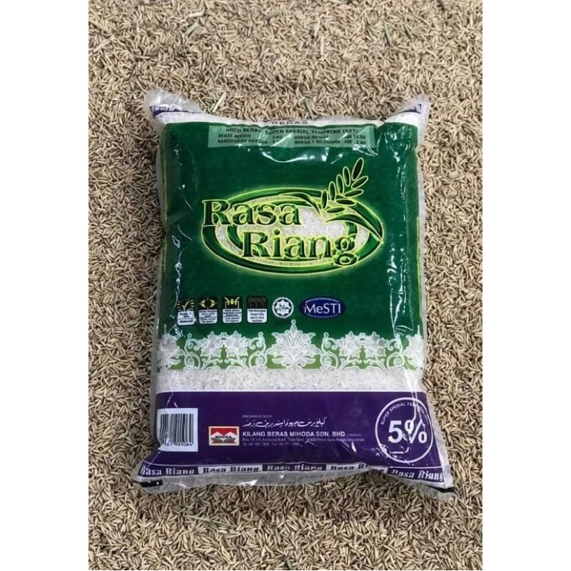 BERAS RASA RIANG PUTIH TEMPATAN 5KG | Shopee Malaysia